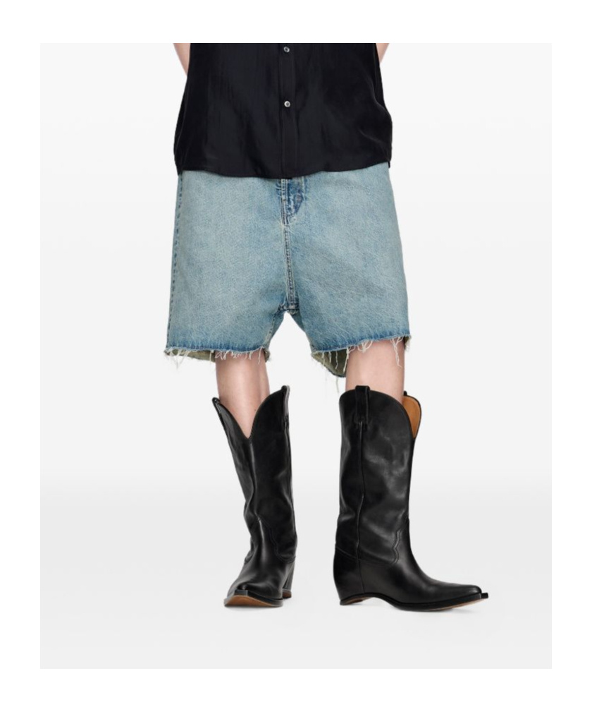 MAISON MARGIELA Maison Margiela Dropped Crotch Denim Shorts